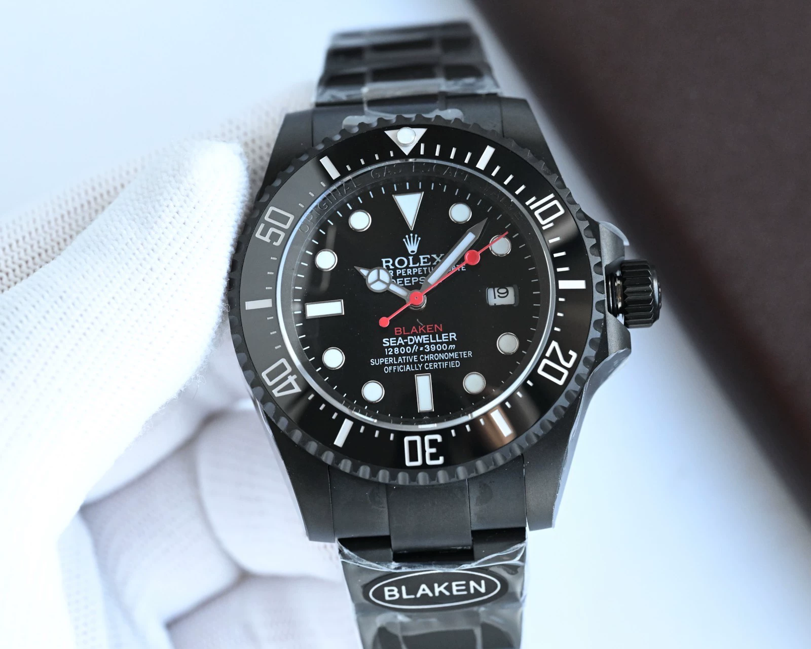 Superclone Rolex Sea-Dweller Deepsea M126660 Ghost King BLAKEN Blackout ...